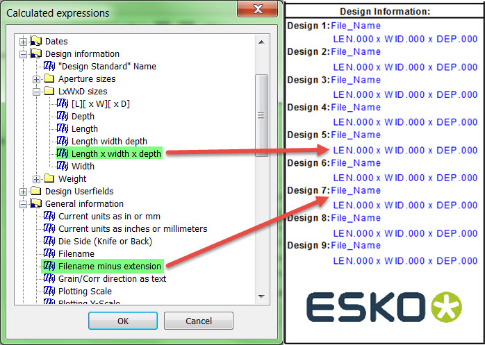 ArtiosCAD - How to list all files used in a Combo Layout in a Report