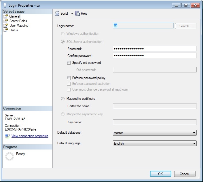 Automation Engine - How to enable the sa user when it has been disabled ...