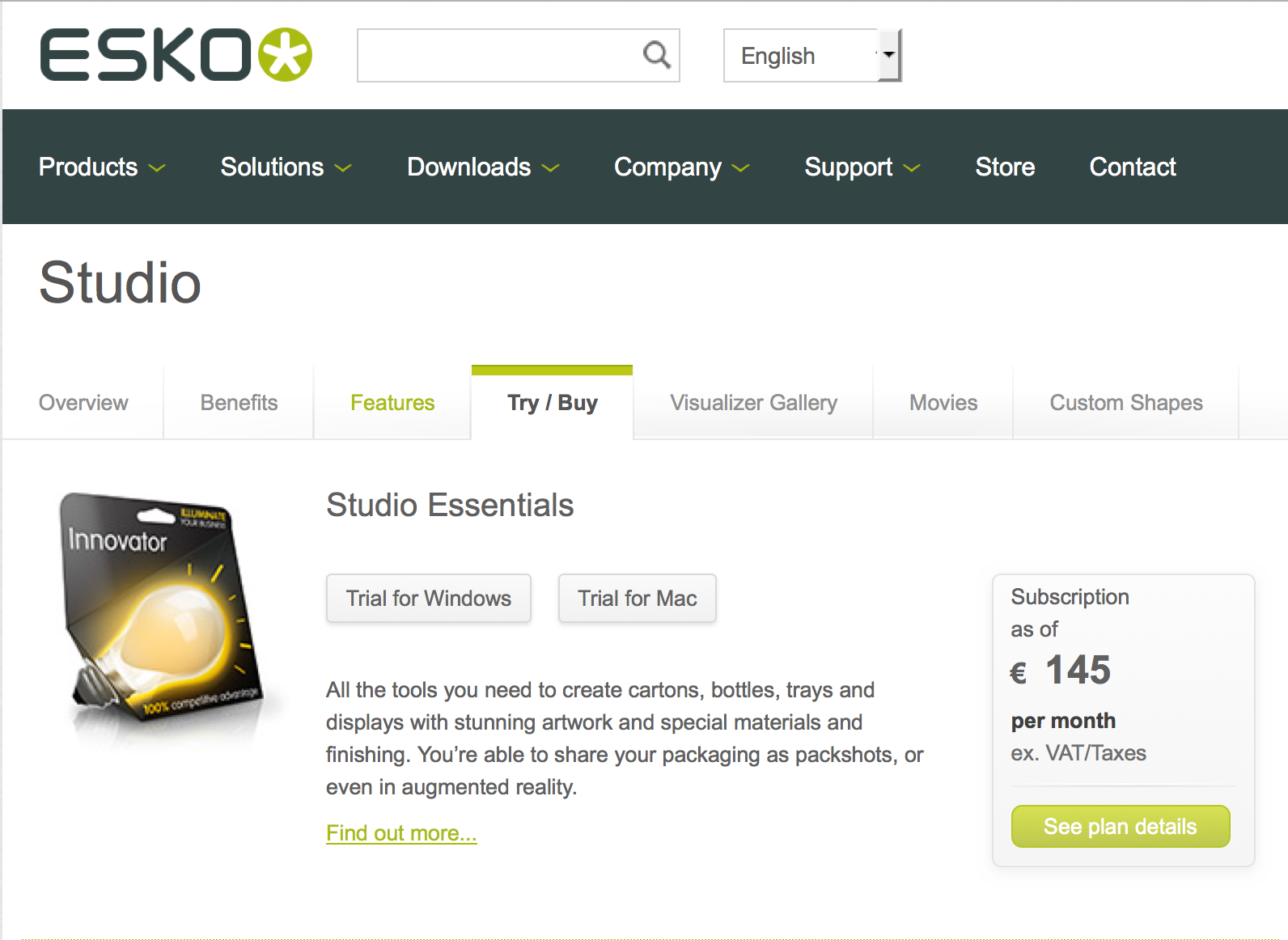 Studio - How to start a Studio product trial