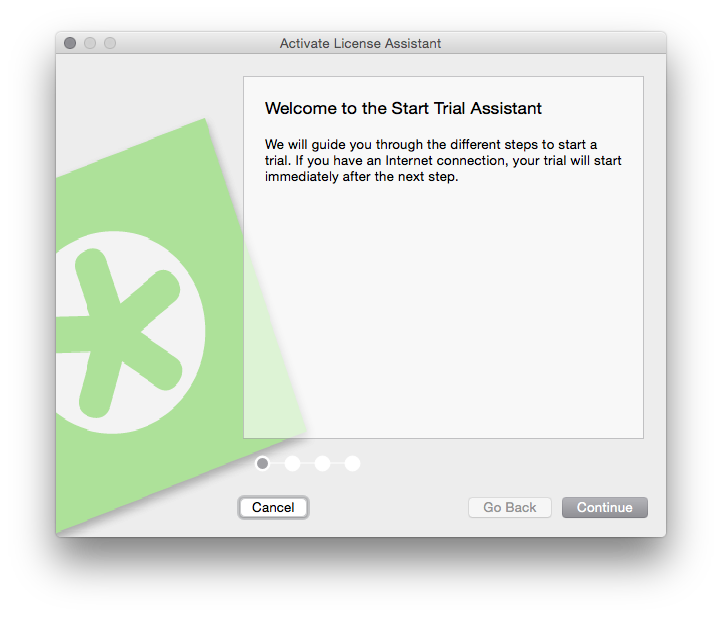 DeskPack - How to start a trial