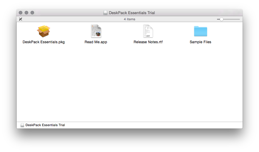 DeskPack - How to start a trial