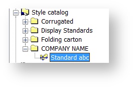 ArtiosCAD - How to add new standards