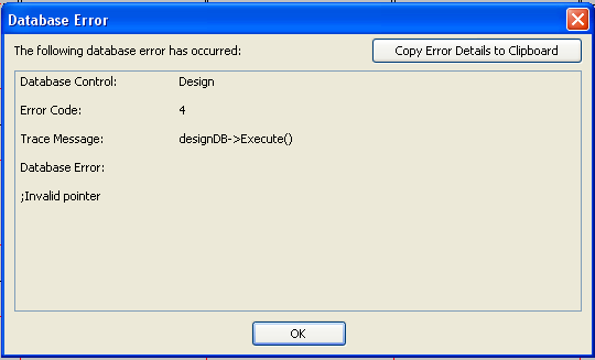 ArtiosCAD - When trying to save a file, the following error message ...
