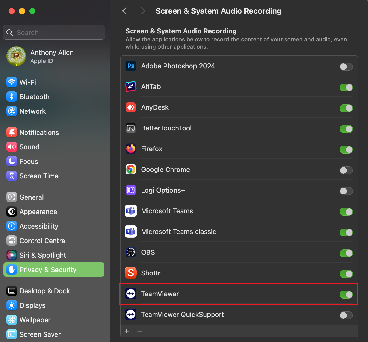 TeamViewer - TeamViewer Screen Appears Blank When Connected to Mac