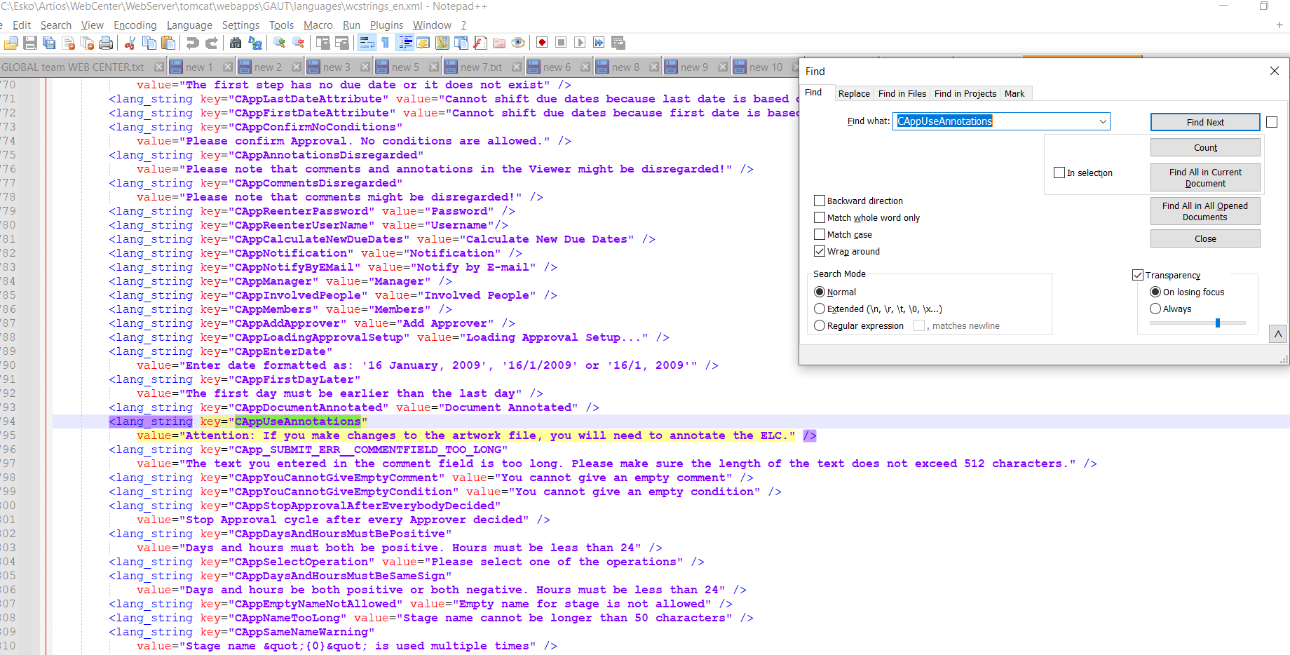 WebCenter - How to Customize Viewer Rejection Popup Text