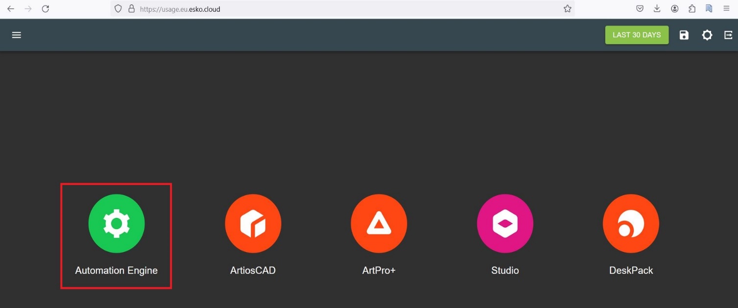Automation Engine - Accessing the Automation Engine Dashboard