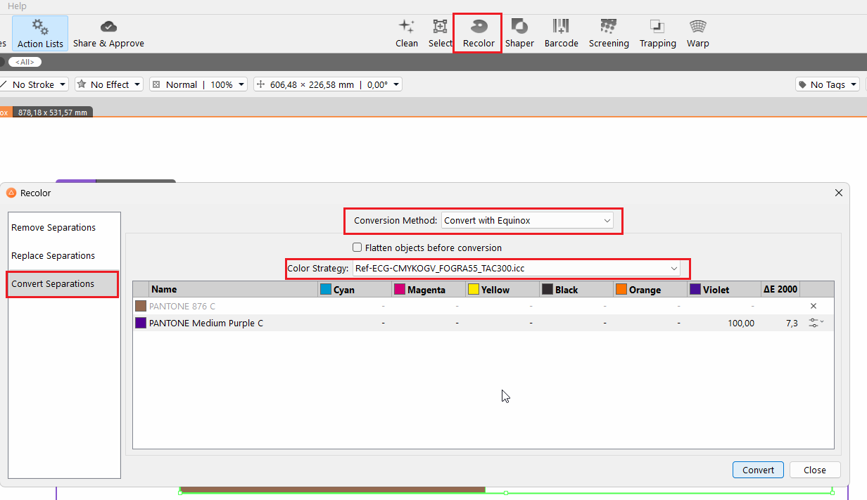 ArtPro+- How to Add the MultiColor (CMYKOGV) ICC profile