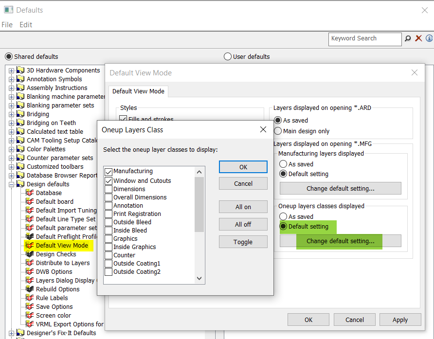 ArtiosCAD - How to Preserve Specific Layers from ARD to MFG