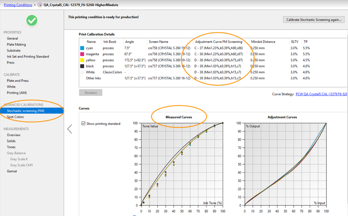 Print Control Wizard Crystal S profile - How to compare the FM calibration with the AM ...